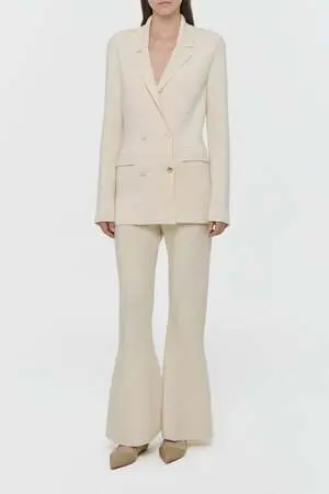 Gabriela Hearst Ceto Knit Blazer - Ivory