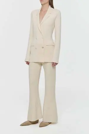 Gabriela Hearst Ceto Knit Blazer - Ivory
