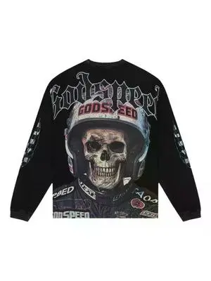 GODSPEED Graphic Print Long-sleeve T-shirt