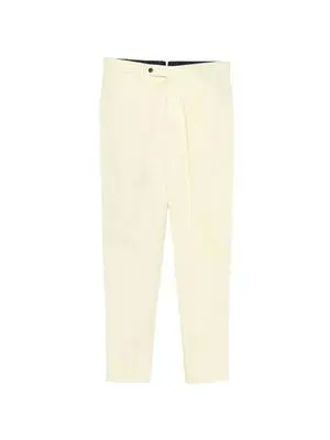 PT TORINO Pleated Trousers - Yellow