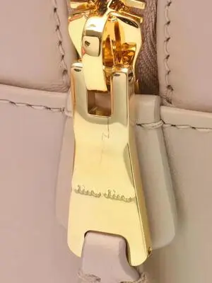 Miu Miu Leather Tote Bag - Neutrals