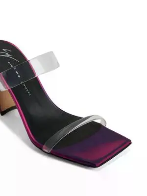 GIUSEPPE ZANOTTI 85mm Faminia Plexi Sandals - Pink