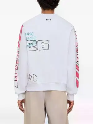 MSGM Graphic Print Sweatshirt