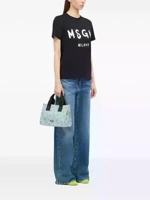 MSGM Floral-print Tote Bag