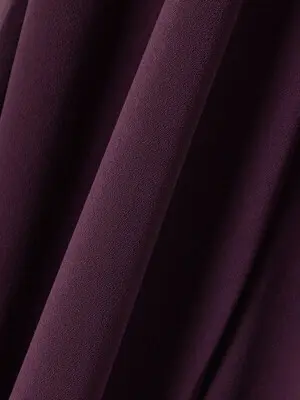 Solace London Demi One-shoulder Crepe Gown - Purple