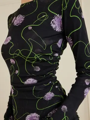 Stella McCartney Floral-print Jersey Top