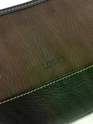 Loewe 1990-2000s Velasquez Two-tone Pouch