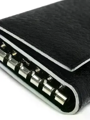 FERRAGAMO 1990-2000s Textured Leather Key Case