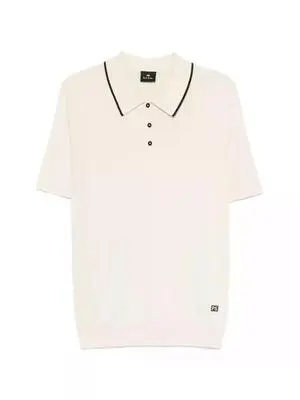 Paul Smith Piped Polo Shirt - Neutrals