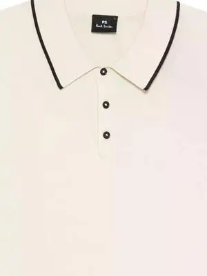 Paul Smith Piped Polo Shirt - Neutrals