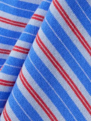 Guest In Residence Layered Striped Cashmere Polo Shirt
