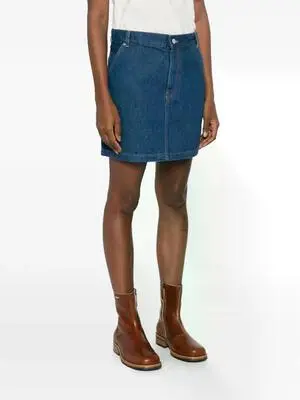 Maison Kitsuné Regular-fit Denim Mini Skirt