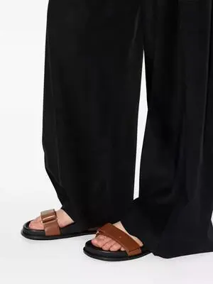 Furla Solea Buckled-strap Flat Sandals - Brown