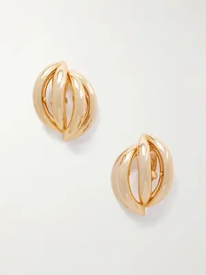 JENNIFER FISHER Abstract Line Clip Earrings