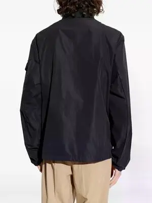 Moncler Jacket With Zip And Chest Pocket - Black