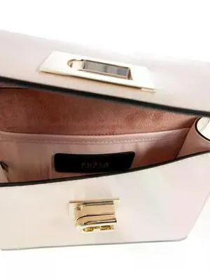Furla Logo Clasp Shoulder Bag - Pink