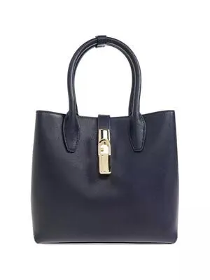 Furla Top-handle Lock Tote Bag - Blue
