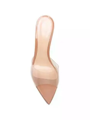 GIANVITO ROSSI Elle Pointed-toe Mules - White