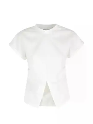 LA PISCINE Slit-detail T-shirt
