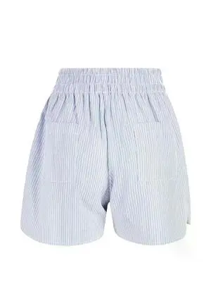 LA PISCINE Striped Mini Shorts