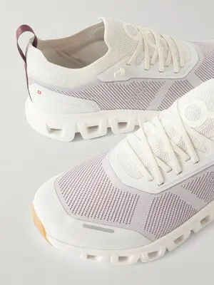 On Cloud 6 Versa Mesh And Rubber Running Sneakers - White