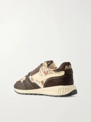 AUTRY Reelwind Low Printed Sneakers - Brown