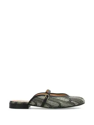 Furla Patterned Strap Mules - Neutrals