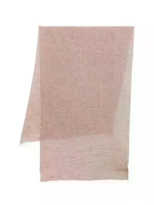 Eleventy Fringed Scarf - Pink