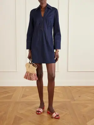 Jennifer Chamandi Andrea Woven And Leather Slides