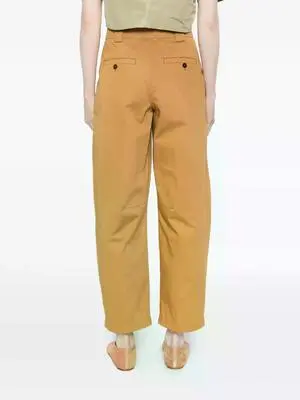 Closed Diagonal-pockets Trousers - Neutrals