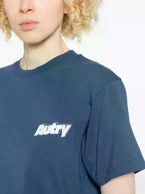 AUTRY Logo-print T-shirt - Blue