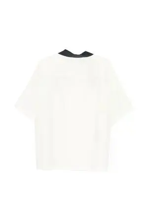 Undercover Contrast-collar Shirt - Neutrals