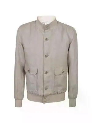 BARBA NAPOLI Flap-pocket Jacket - Neutrals
