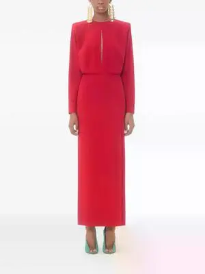 Valentino Garavani Cady Couture Maxi Dress With Cut-out Detail