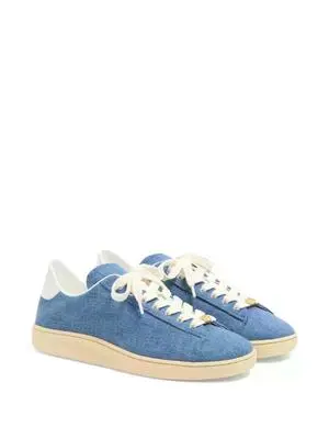 Valentino Garavani Royco Denim Lace-up Sneakers - Blue