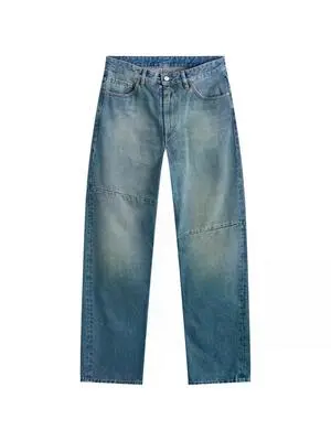 MAISON MARGIELA Paneled Denim Trousers - Blue