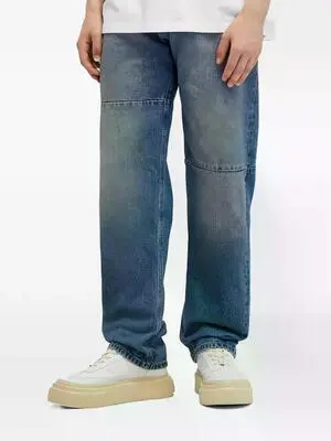 MAISON MARGIELA Paneled Denim Trousers - Blue
