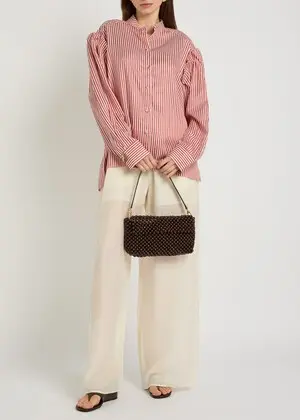 AKYN Kaia Striped Lyocell Shirt