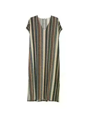 SIYU Zoe Striped Maxi Dress - Green