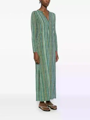 SIYU Baez V-neck Maxi Dress