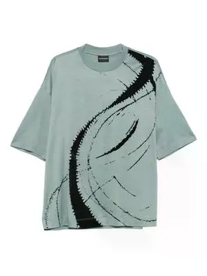 Emporio Armani Graphic-print T-shirt - Green