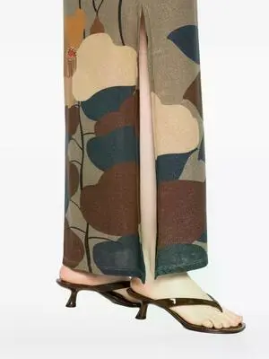 SIYU V-neck Maxi Dress - Neutrals