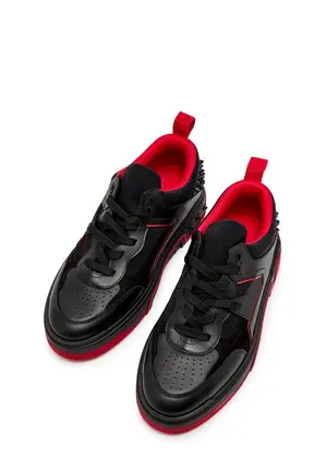 CHRISTIAN LOUBOUTIN Astroloubi Panelled Mesh Sneakers - Black
