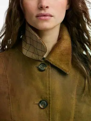 Barbour Dalbury Corduroy-collar Jacket - Brown