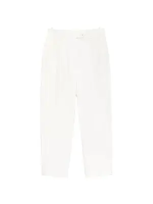 CIRCOLO 1901 Pleated Cropped Trousers - Neutrals