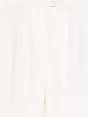 CIRCOLO 1901 Pleated Cropped Trousers - Neutrals
