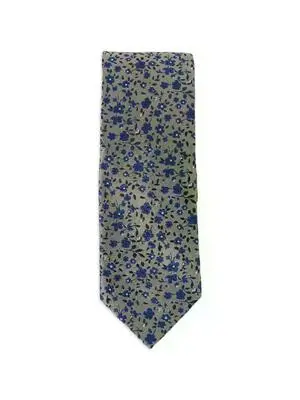 MFPEN Floral Pointed Tip Tie