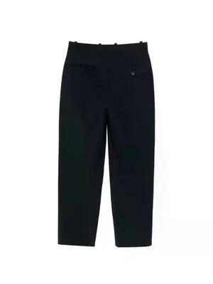 CIRCOLO 1901 Pleated Cropped Trousers - Blue