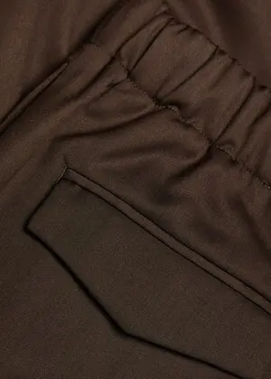 LARDINI Tapered-leg Cotton Trousers