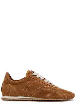 TOTEME Flex Suede Sneakers - Brown